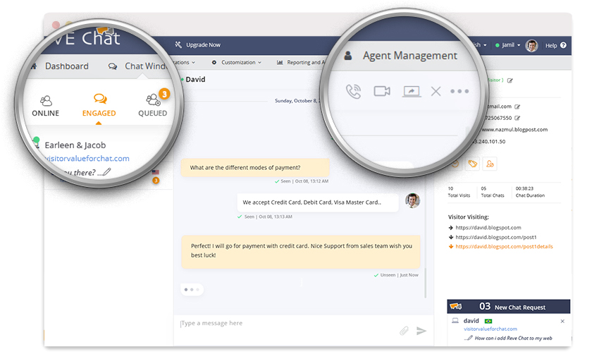 REVE Chat : Best Live Chat Software Online | Website Chat Software