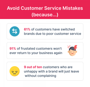 9 Most Common Customer Service Mistakes (How to Fix Them)