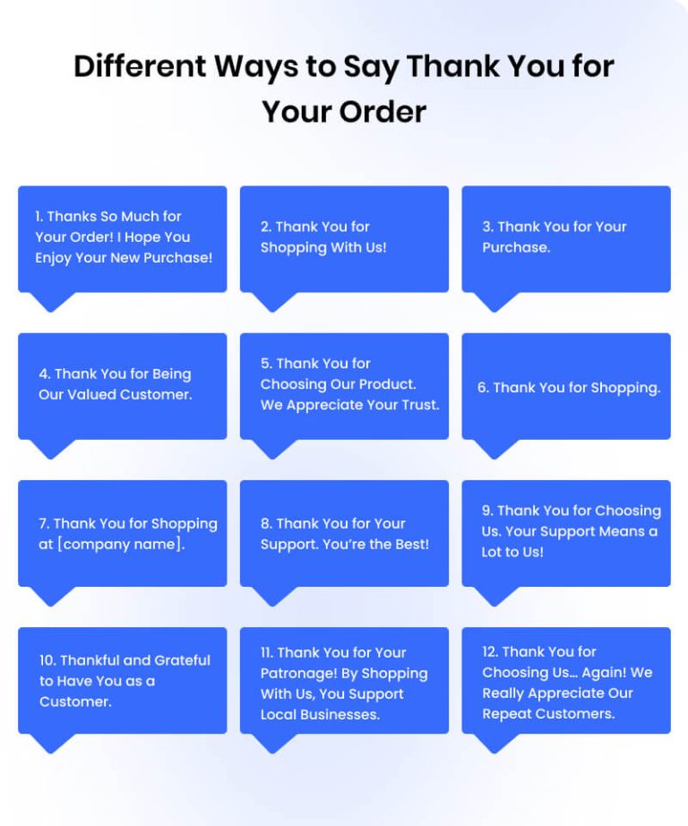 12 Great Ways to Say Thank You for Your Order