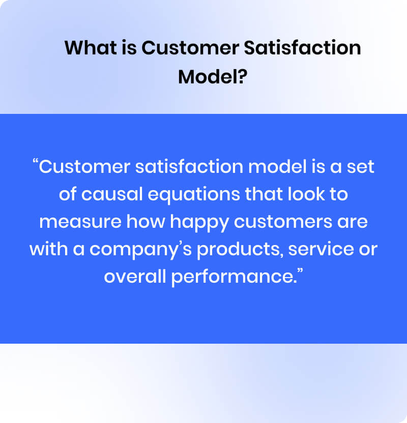 Customer Satisfaction Model