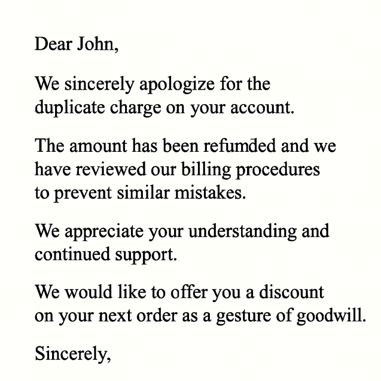 Customer Apology Letter: 30 Examples