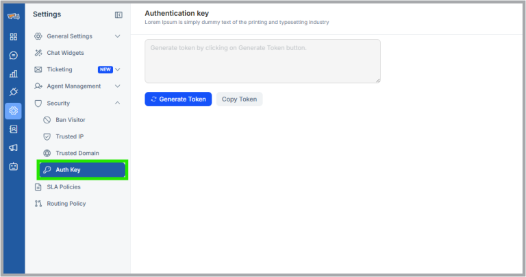 Auth Key | REVE Chat