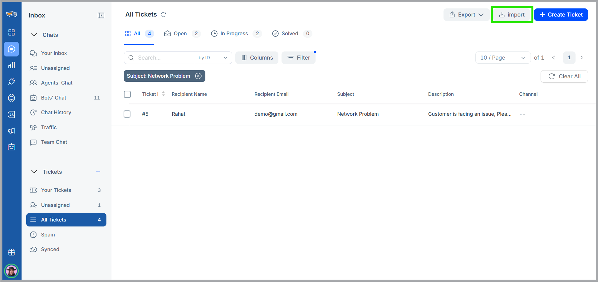 Automated & Bulk Ticket Creation | REVE Chat
