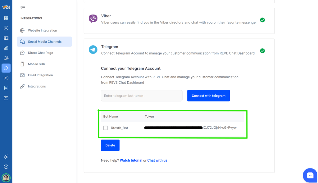 Telegram | REVE Chat