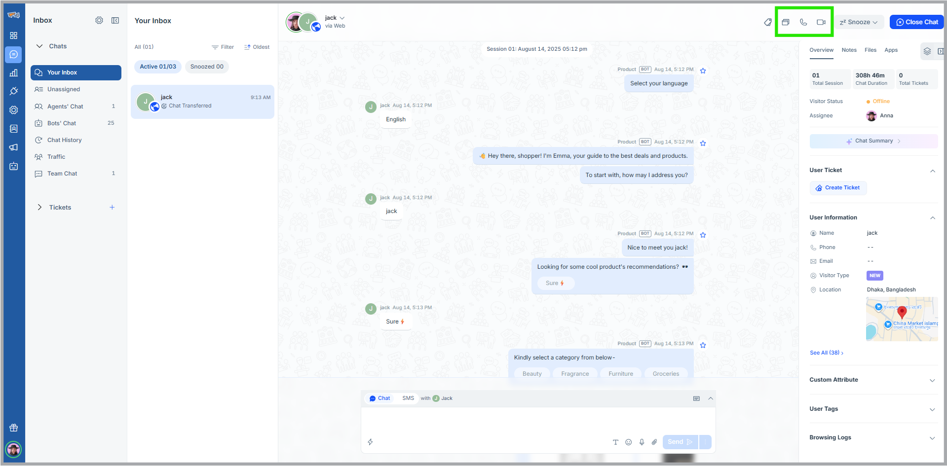 Voice & Video Call | REVE Chat